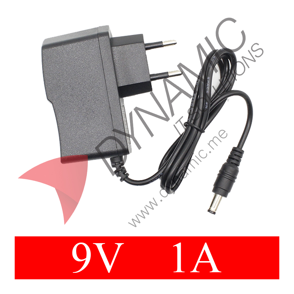 Dynamic - Power Supply Adapter DC Plug - 9V 1A
